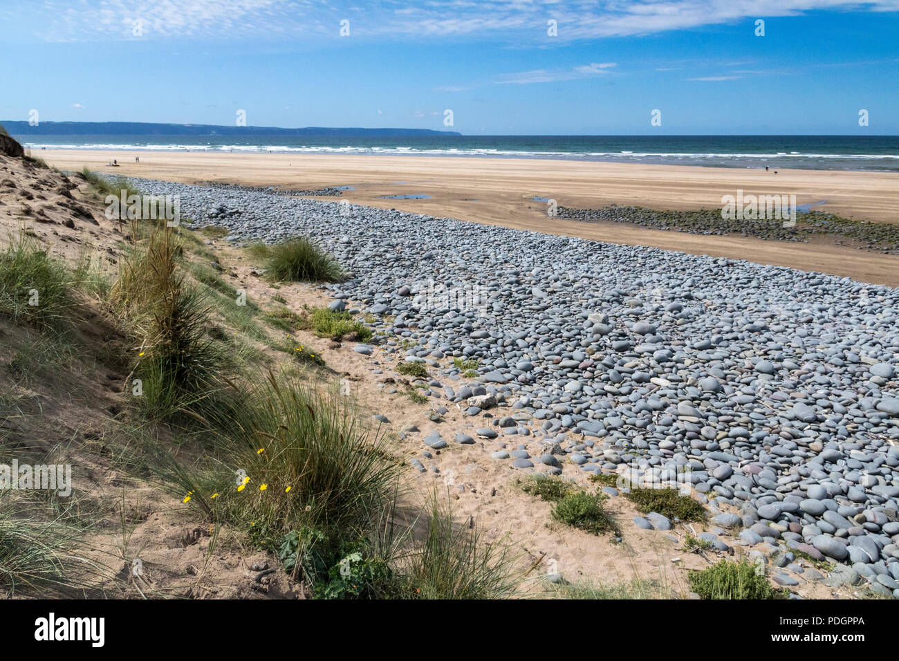 Sand Dune View at Northam Burrows: Looking Towards Hartland Point and ...