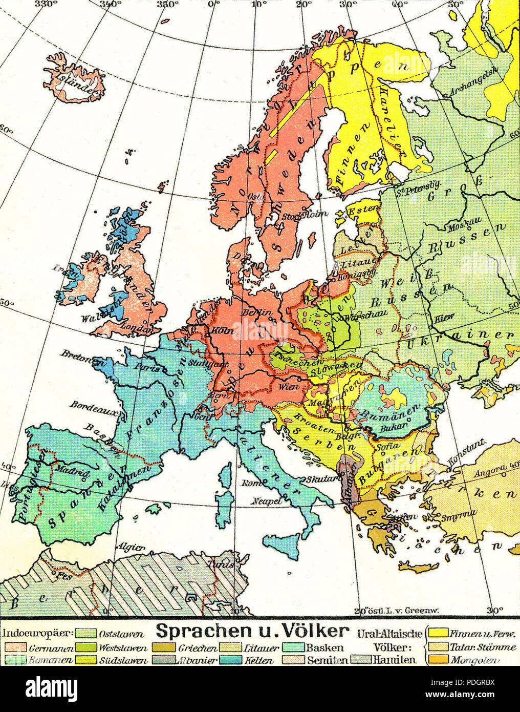 199 Lange diercke sachsen europa sprachen und voelker Stock Photo - Alamy