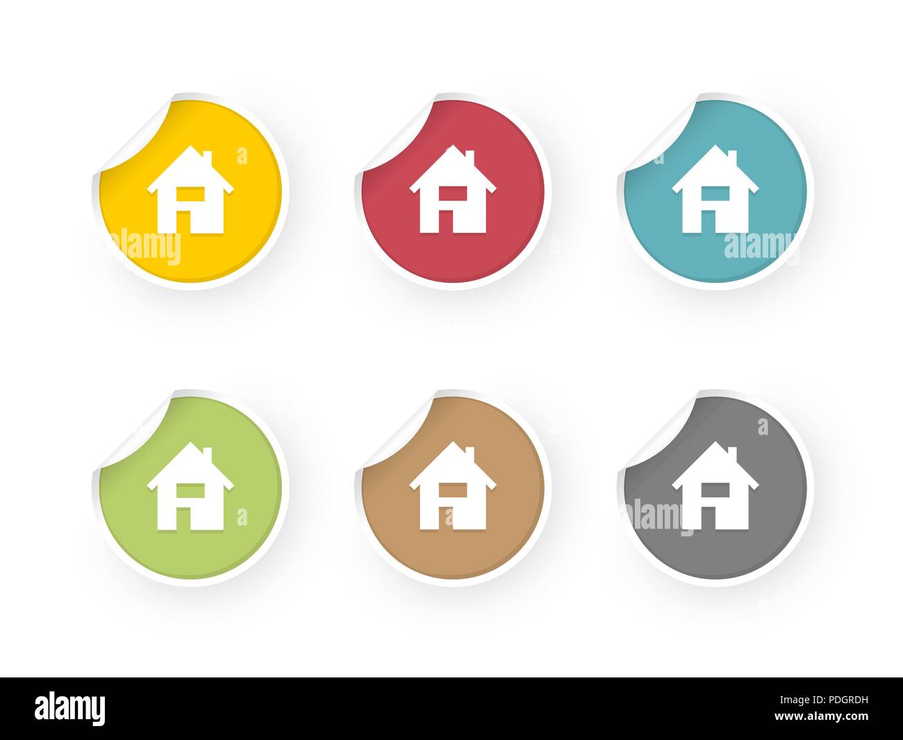 Stickers window Stock Vector Images - Alamy