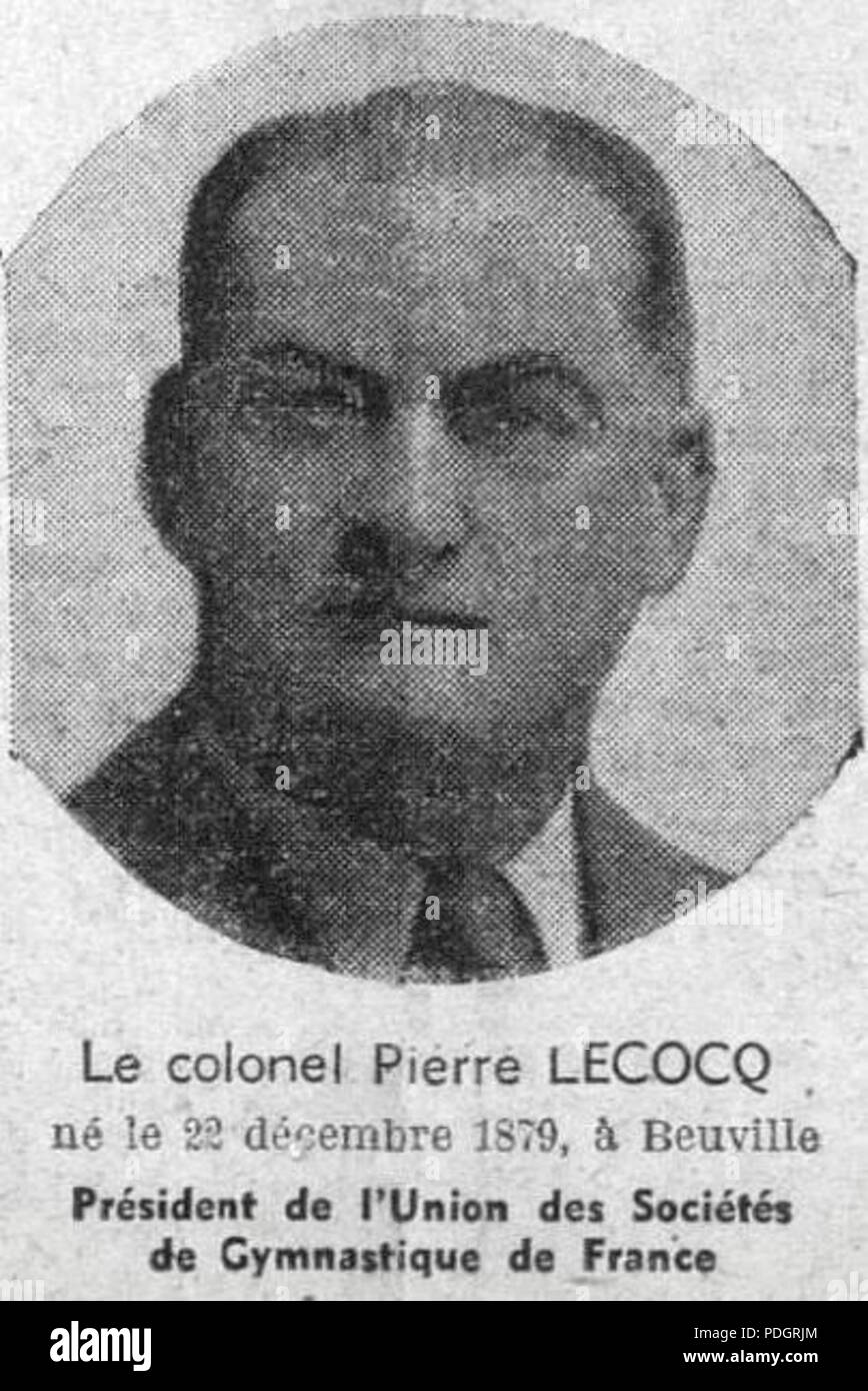 202 Le colonel Pierre Lecocq, Président de l'Union des Sociétés de ...