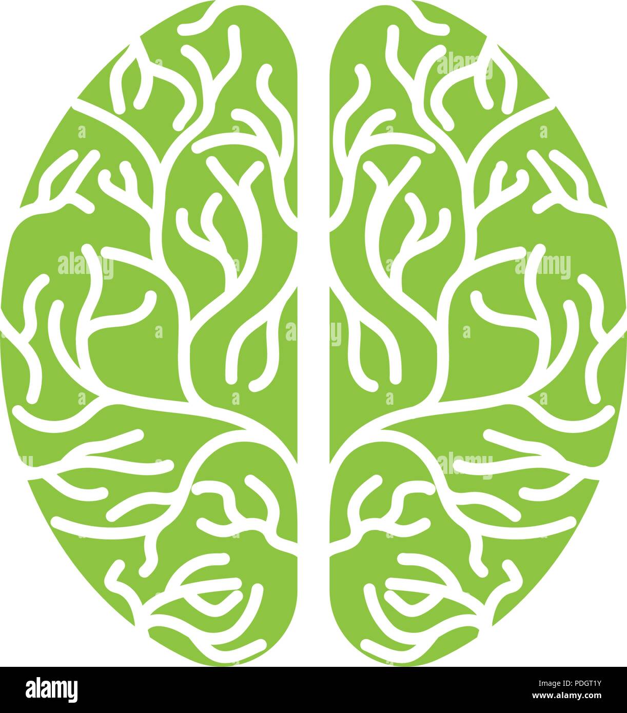 Health Brain vector illustration icon template design Stock Vector ...