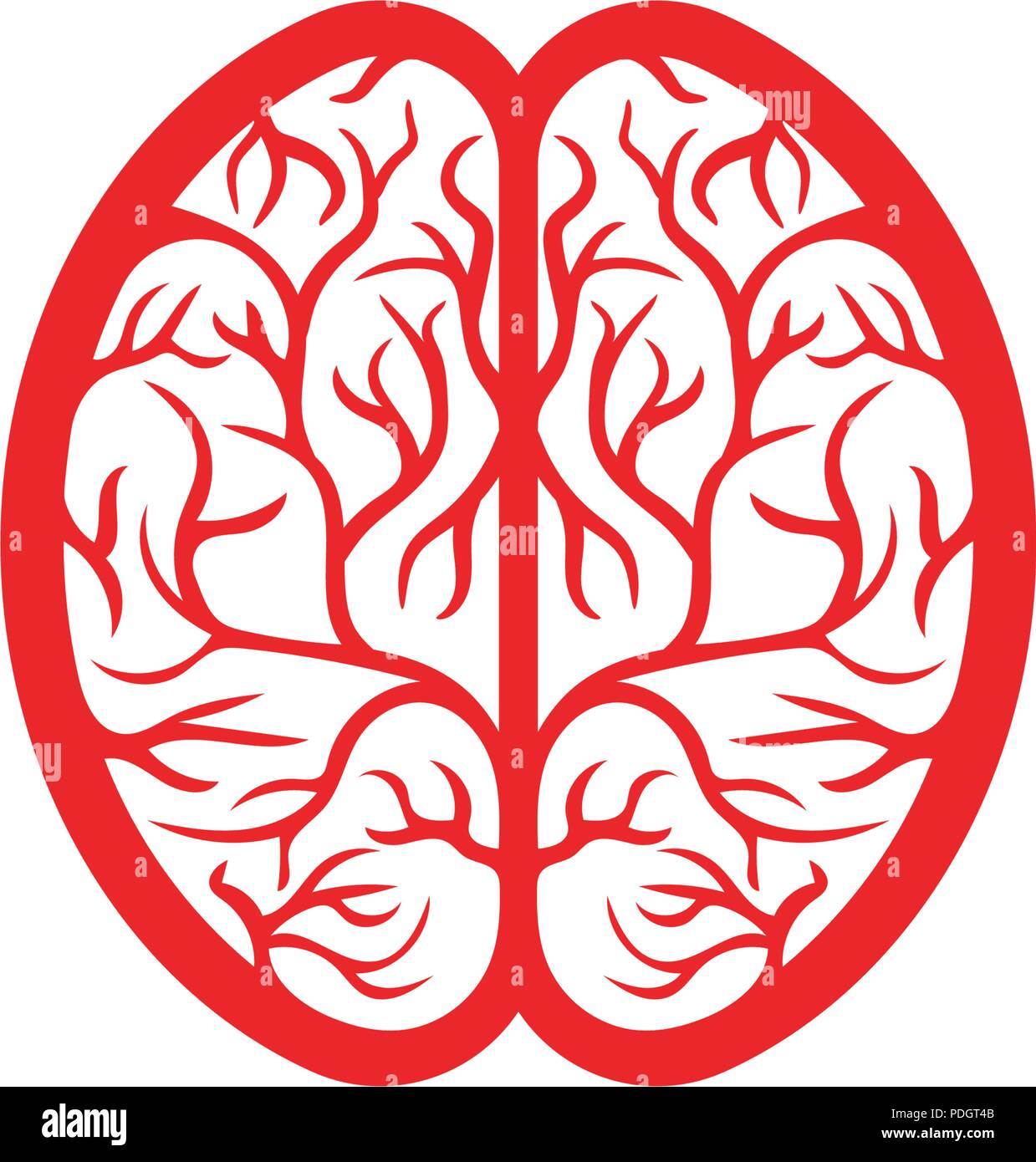 Health Brain vector illustration icon template design Stock Vector ...