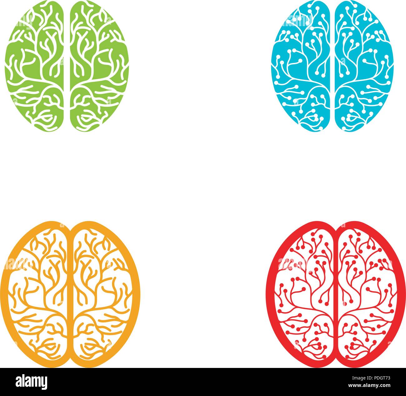 Health Brain vector illustration icon template design Stock Vector ...