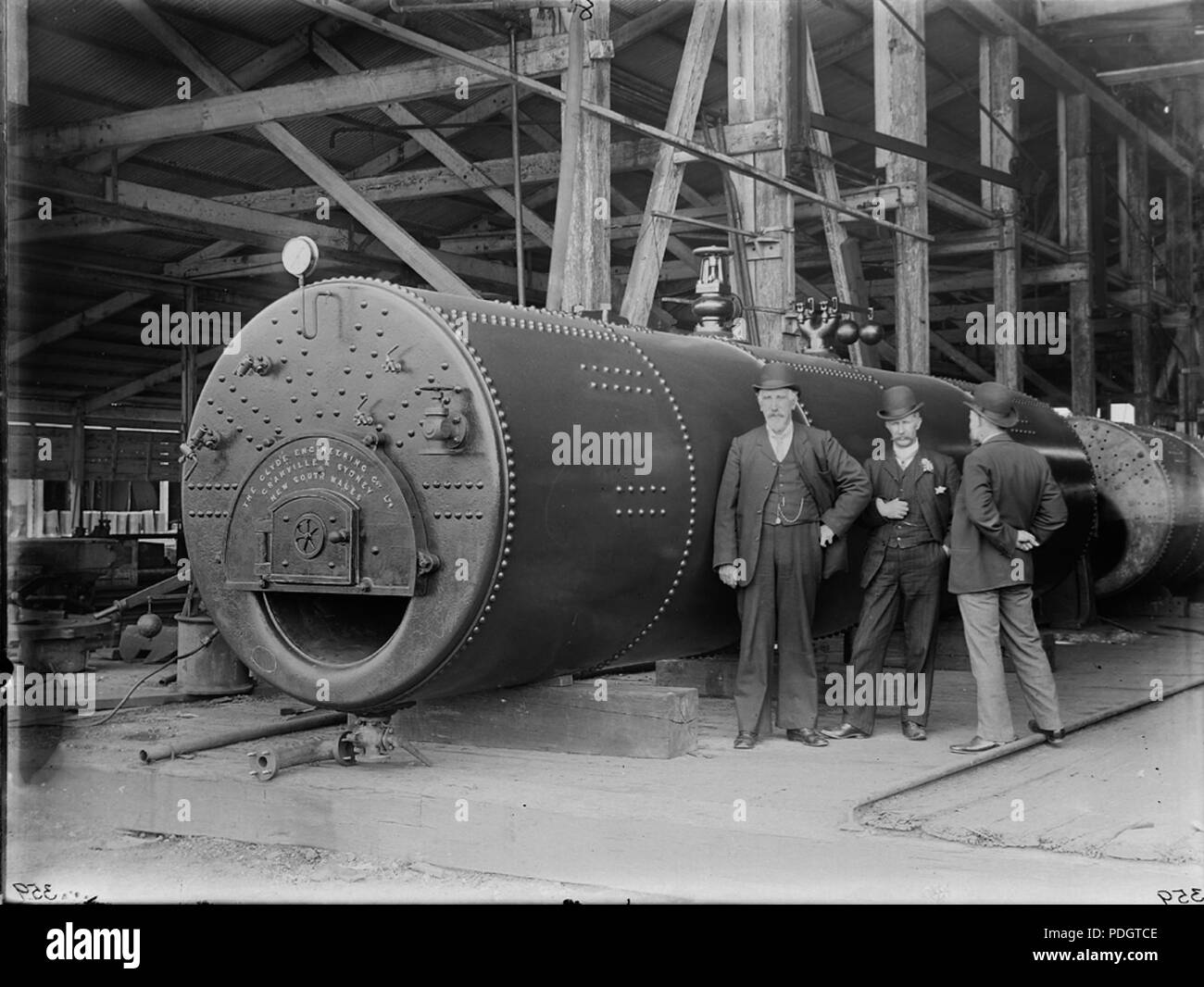 197 Staff with Cornish boilers (5570149629 Stock Photo - Alamy