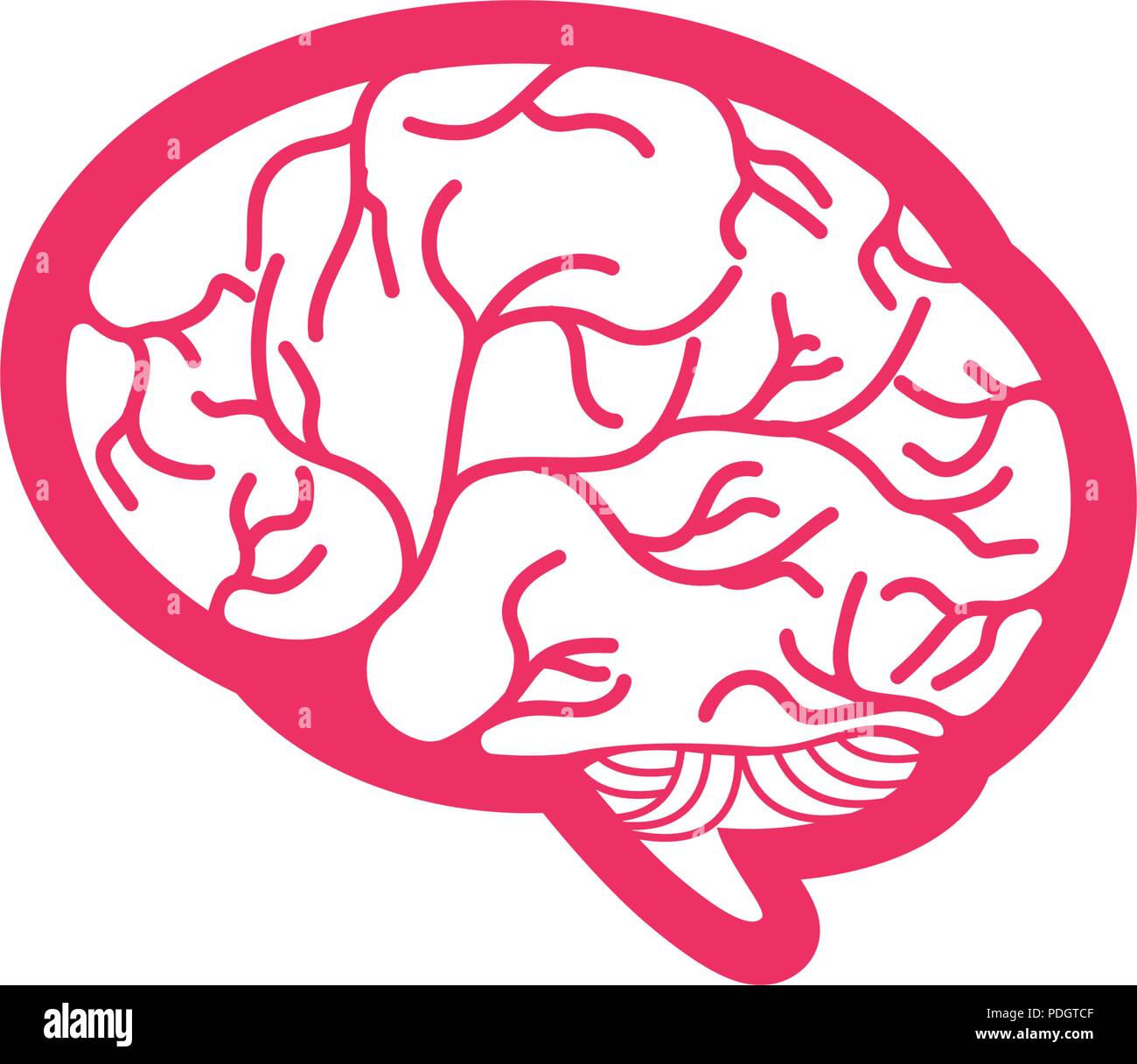 Health Brain vector illustration icon template design Stock Vector ...