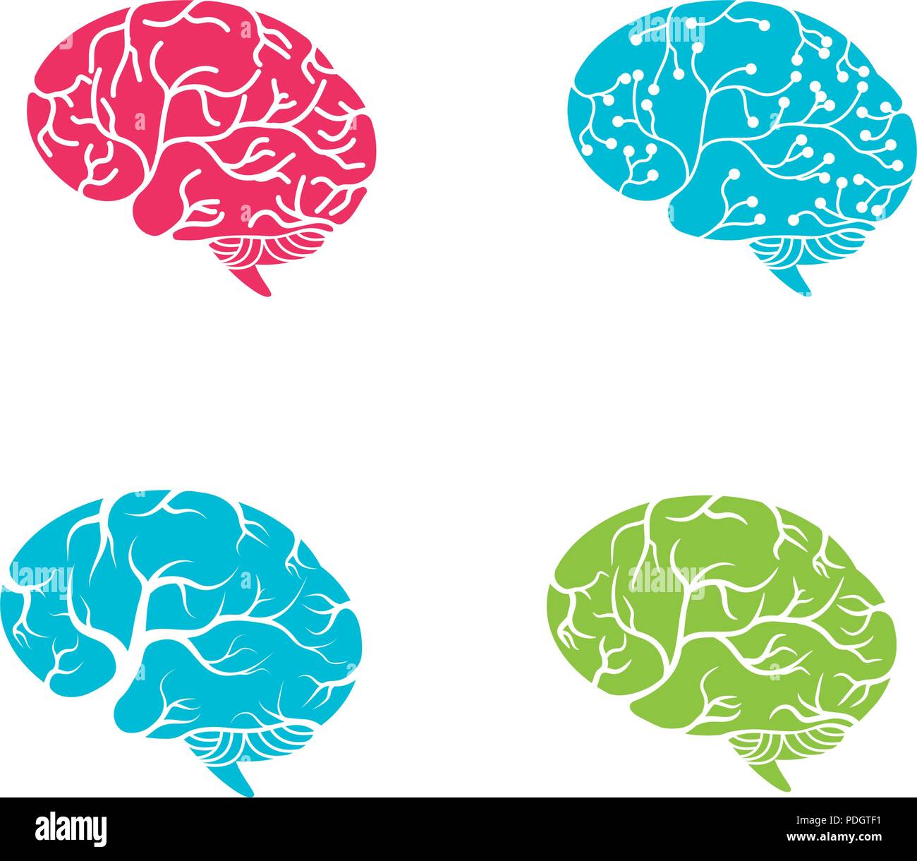 Health Brain vector illustration icon template design Stock Vector ...