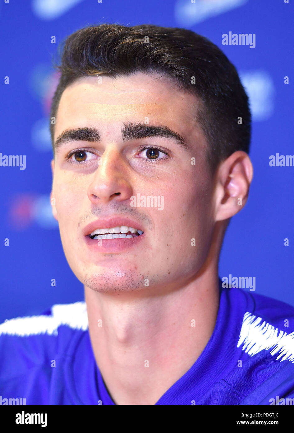 Chelsea goalkeeper Kepa Arrizabalaga during the press conference at ...