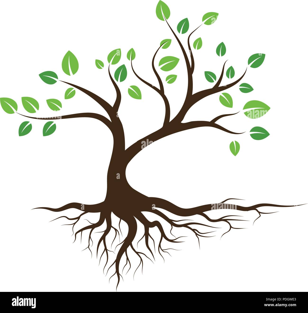 Logos of green Tree leaf ecology nature element vector Stock Vector ...