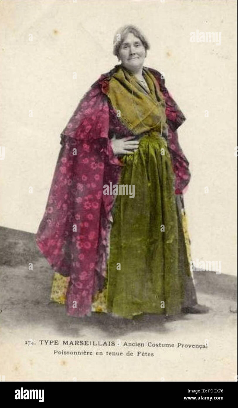 220 Marseille ancien costume provençal Stock Photo - Alamy