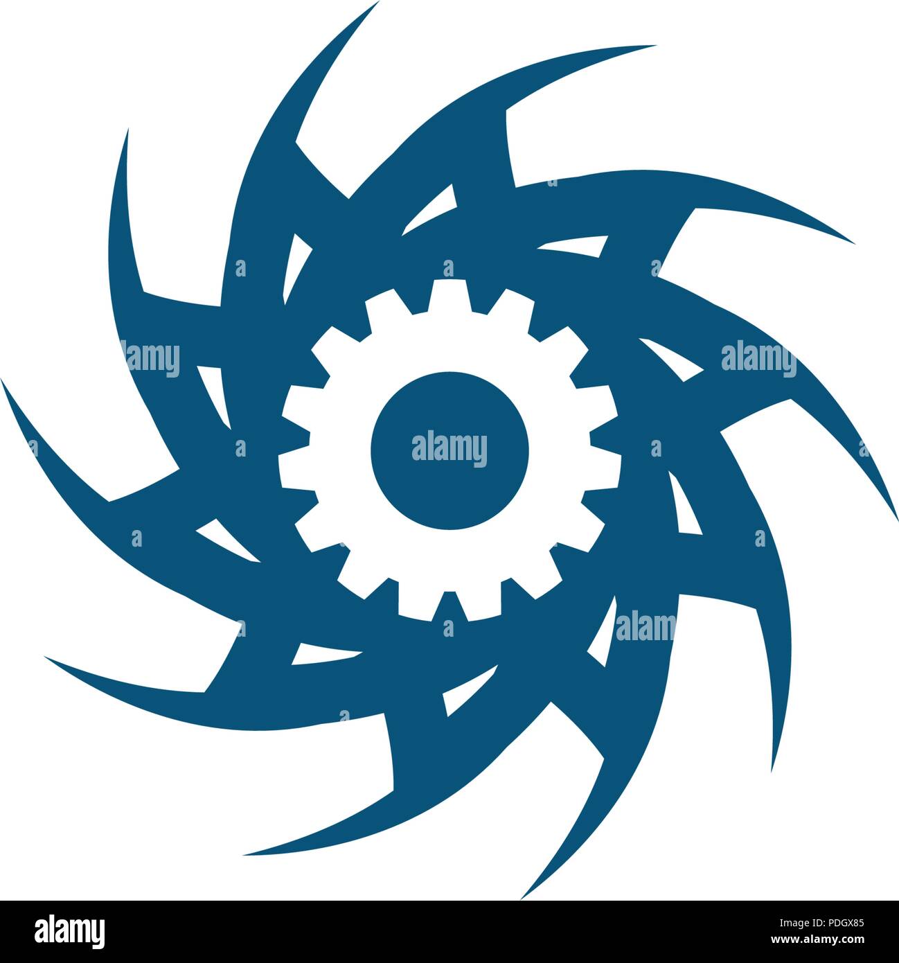 Gear Logo Template vector icon illustration design Stock Vector Image ...