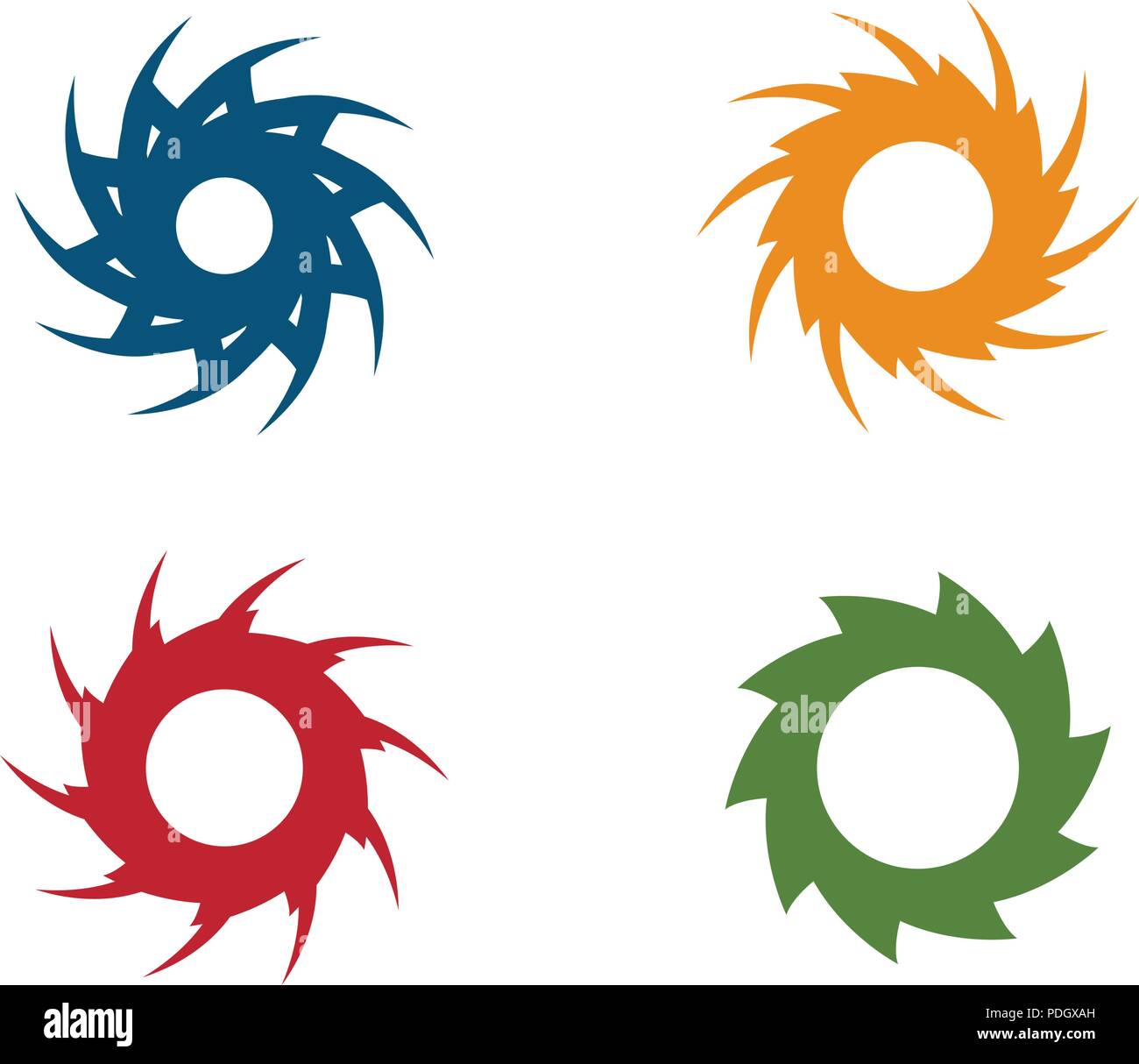 vortex vector illustration icon Logo Template design Stock Vector Image ...