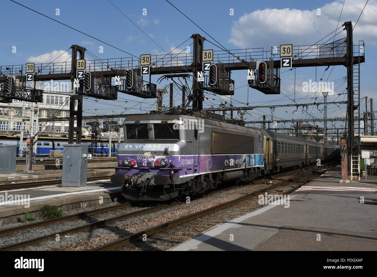 class 7200;electric locomotive;gare de lyon;paris;france Stock Photo - Alamy