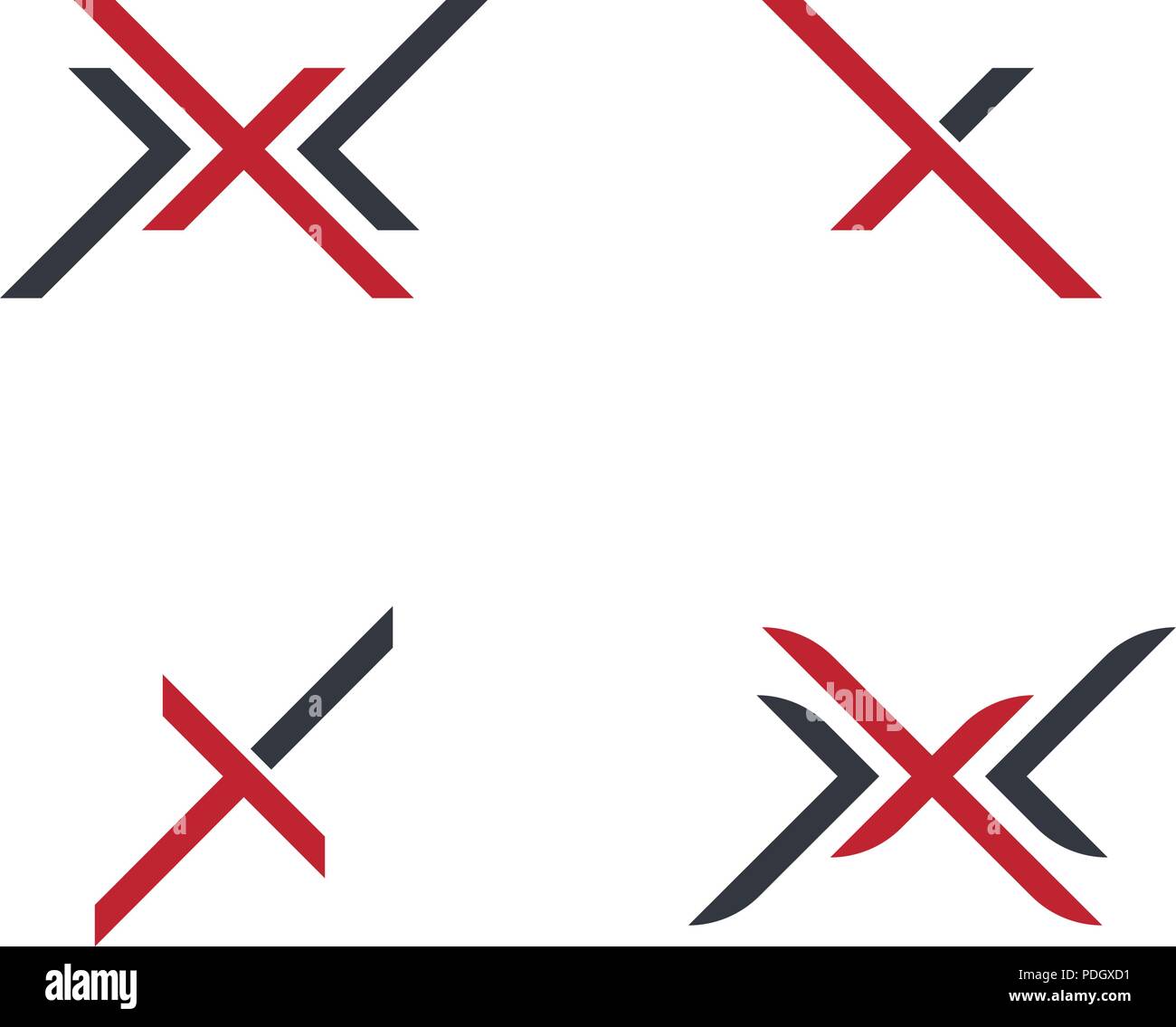 Letter x pixel art Cut Out Stock Images & Pictures - Alamy