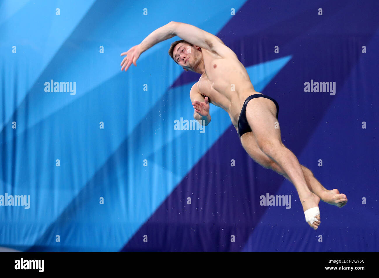Spain's Nicolas Garcia Boissier in action in the Men's 3m Springboard ...