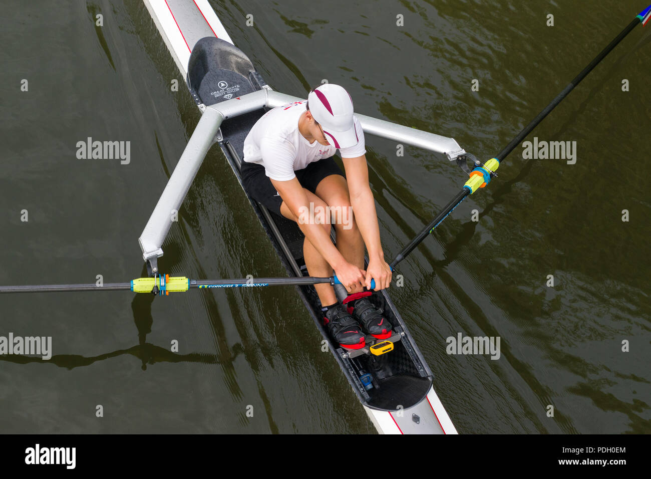 Single Scull Rowing Boat Stock Photos & Single Scull Rowing Boat Stock ...