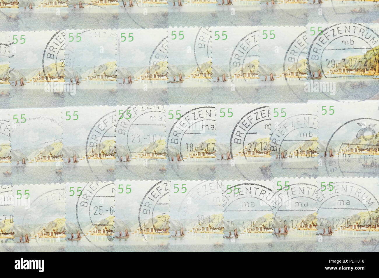 Old german stamp collection hi-res stock photography and images - Alamy