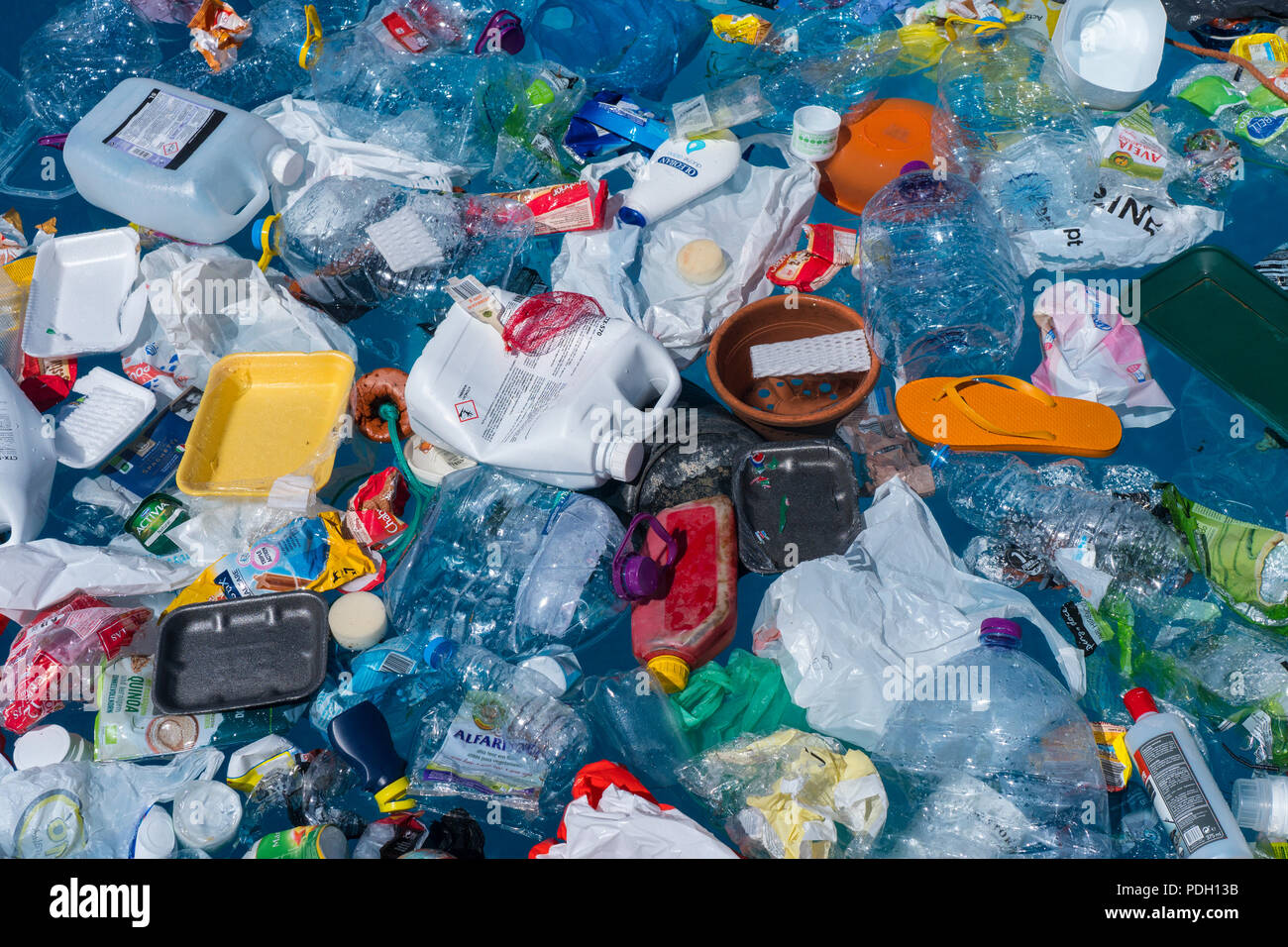 Plastic Bag Floating In Sea High Resolution Stock Photography and ...