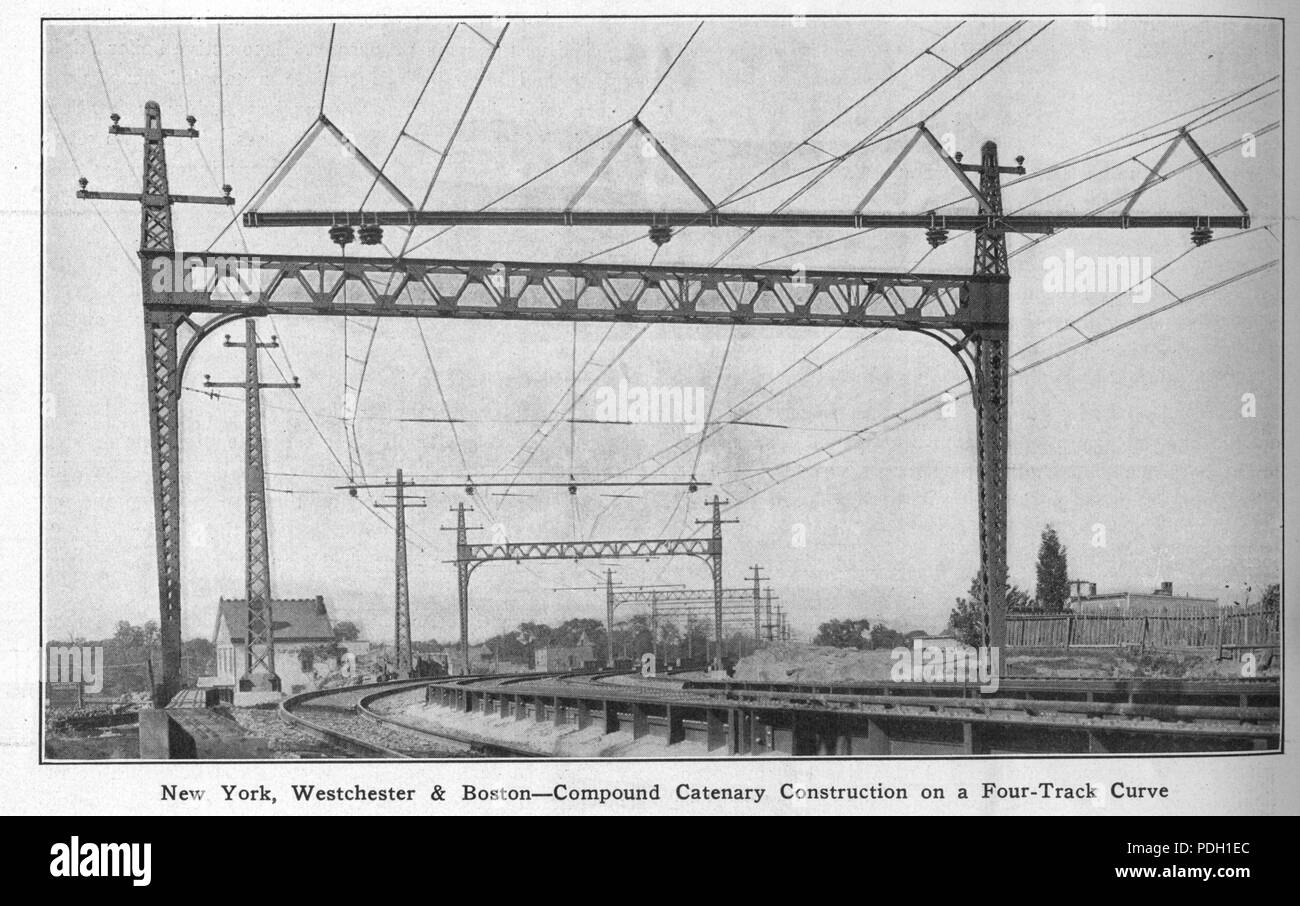Overhead catenary system Black and White Stock Photos & Images - Alamy