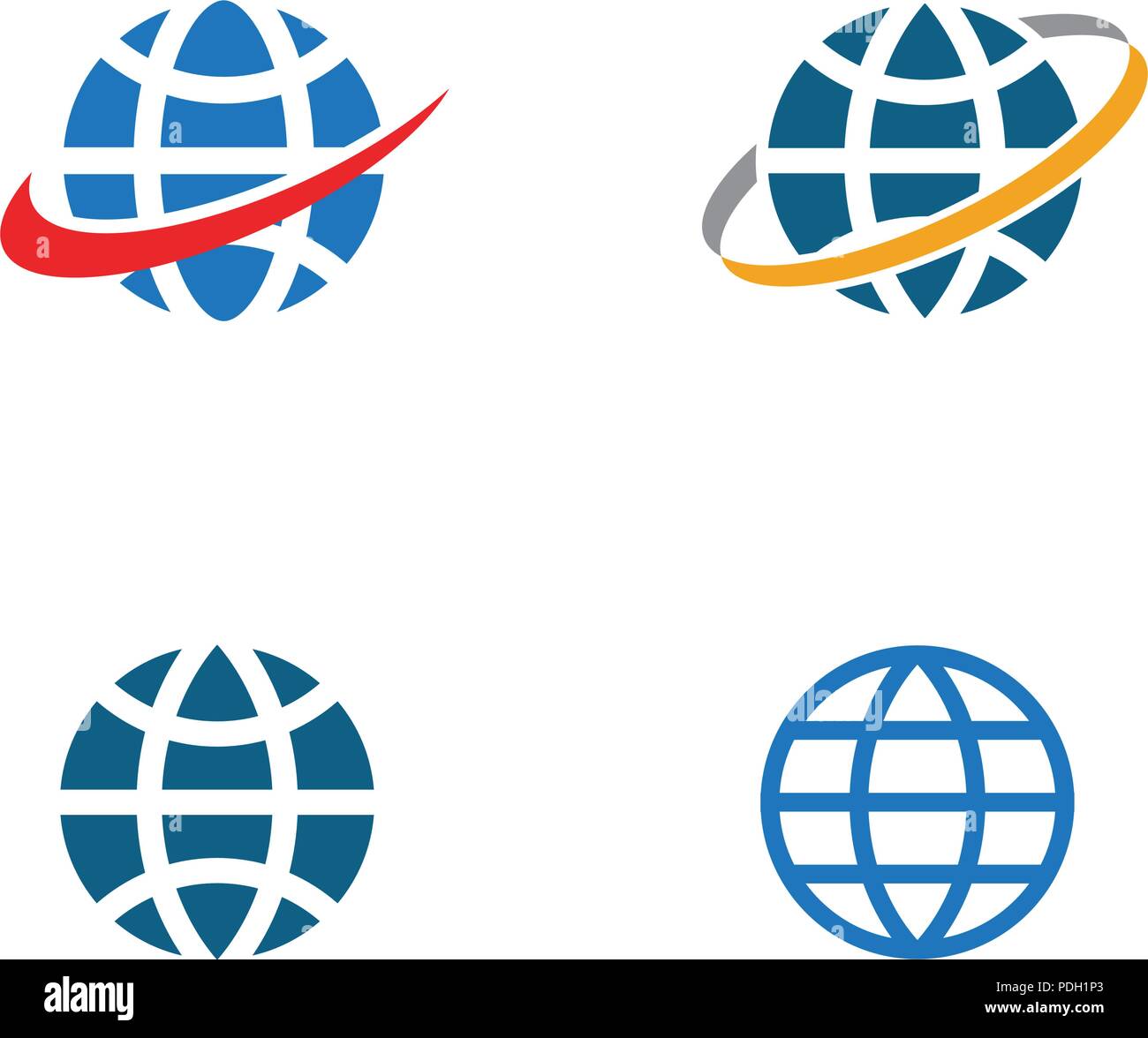 Wire World Logo Template vector icon illustration Stock Vector Image ...