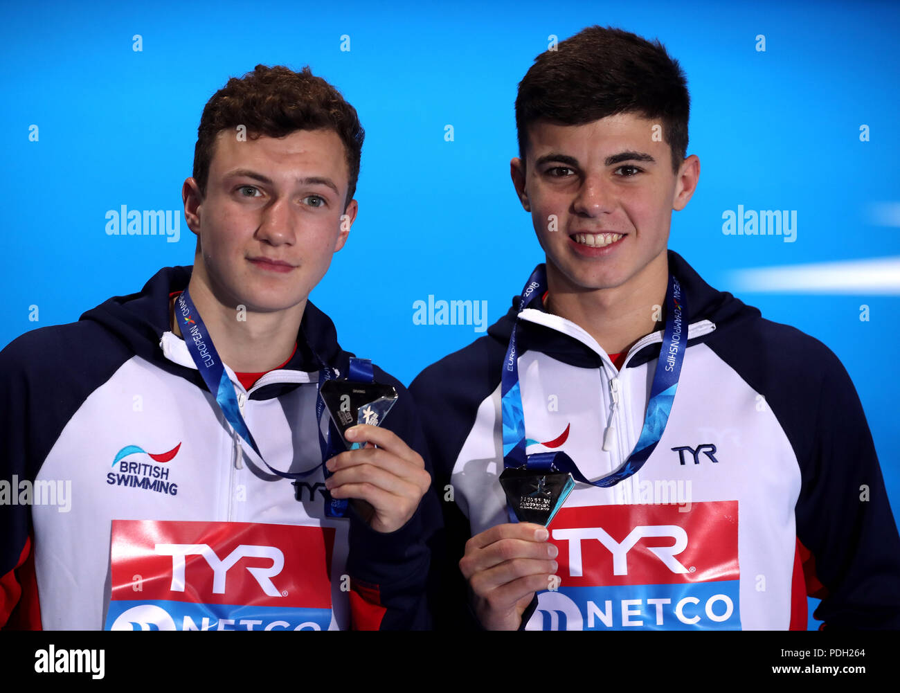 Great Britain's Matthew Dixon (right) and Noah Williams with their ...