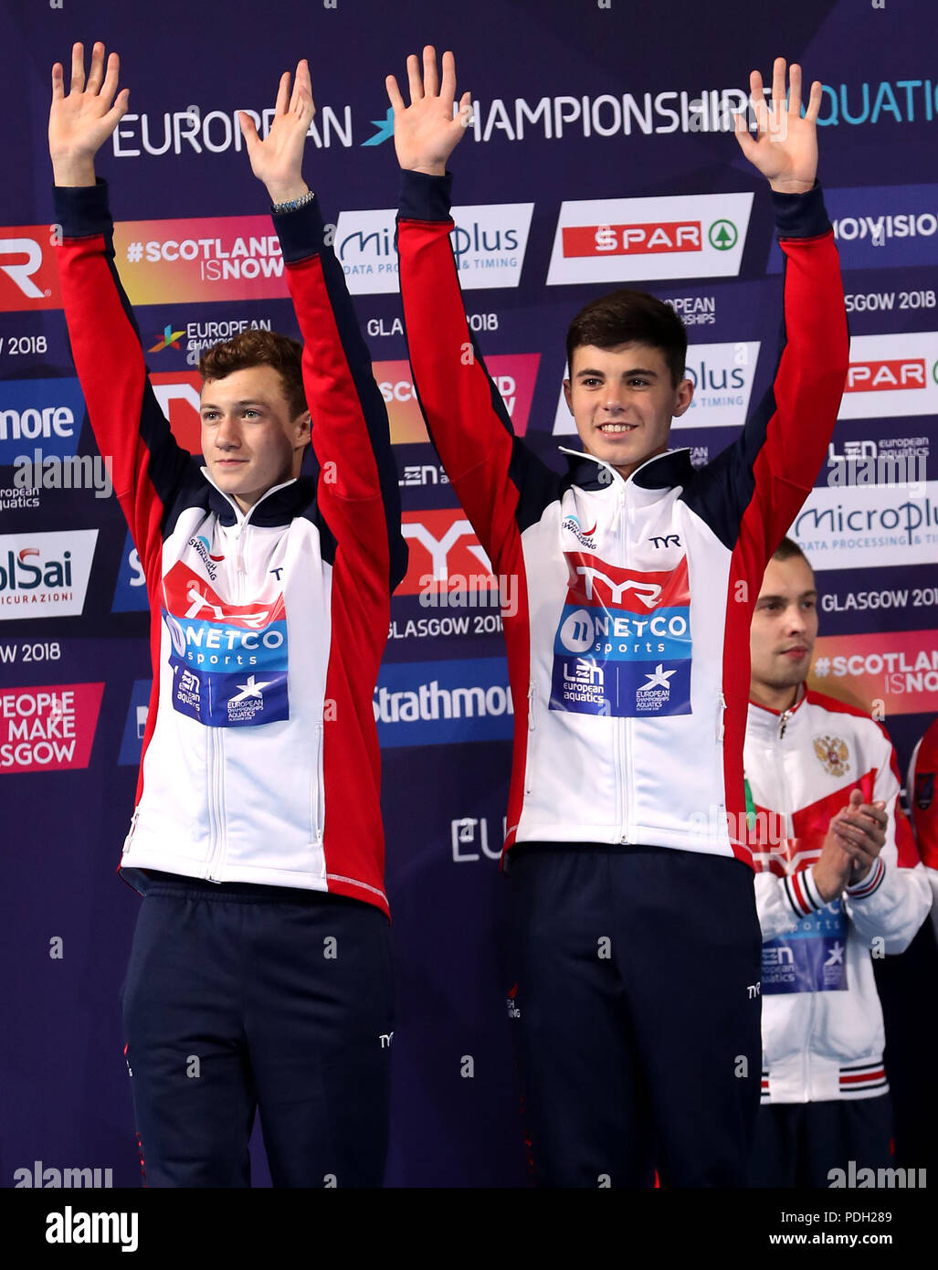 Great Britain's Matthew Dixon (right) and Noah Williams with their ...