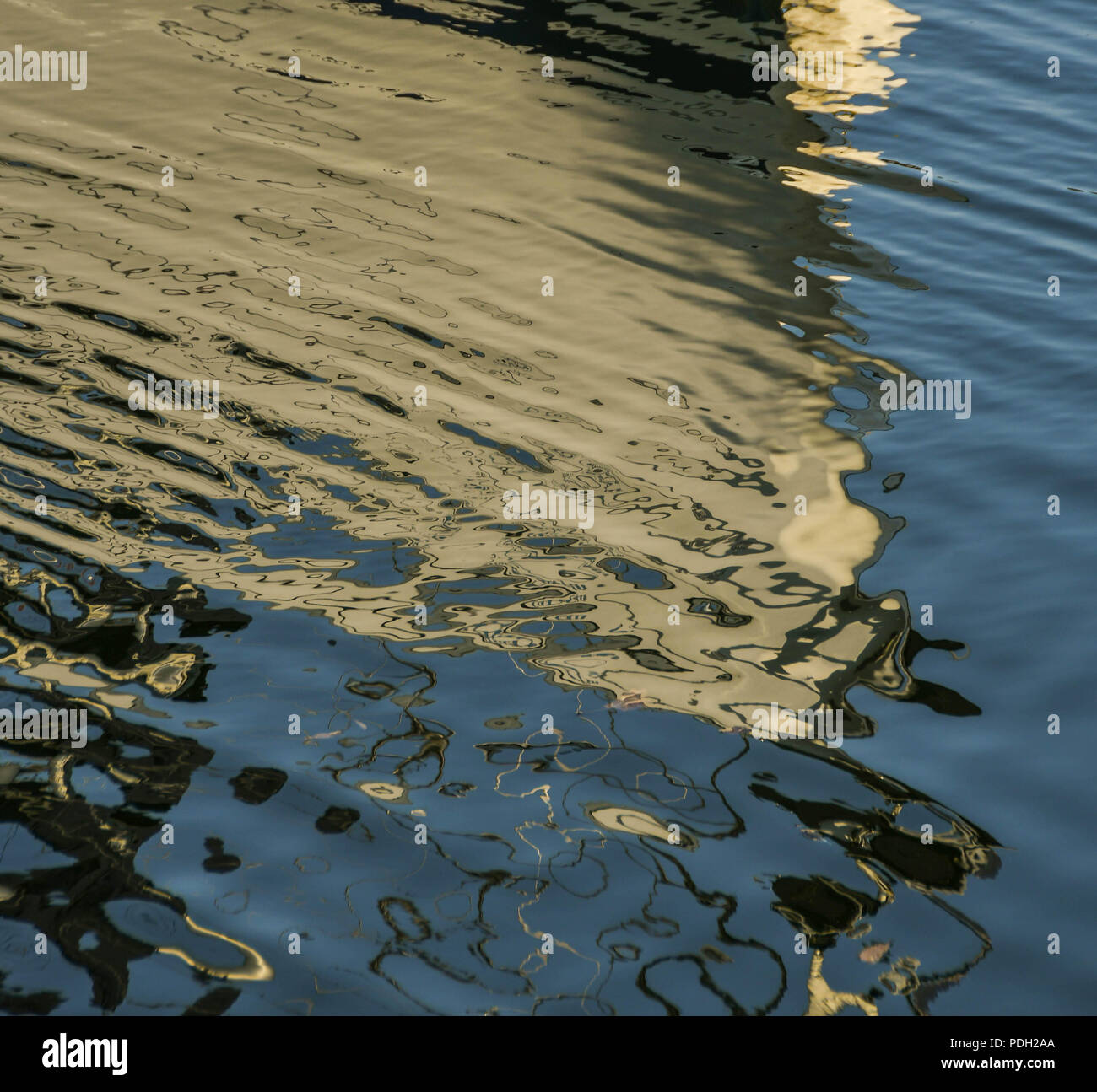 Abstract reflections on a boat hull hi-res stock photography and images ...