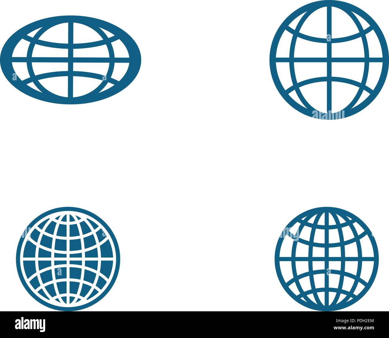 Wire World Logo Template vector icon illustration Stock Vector Image ...