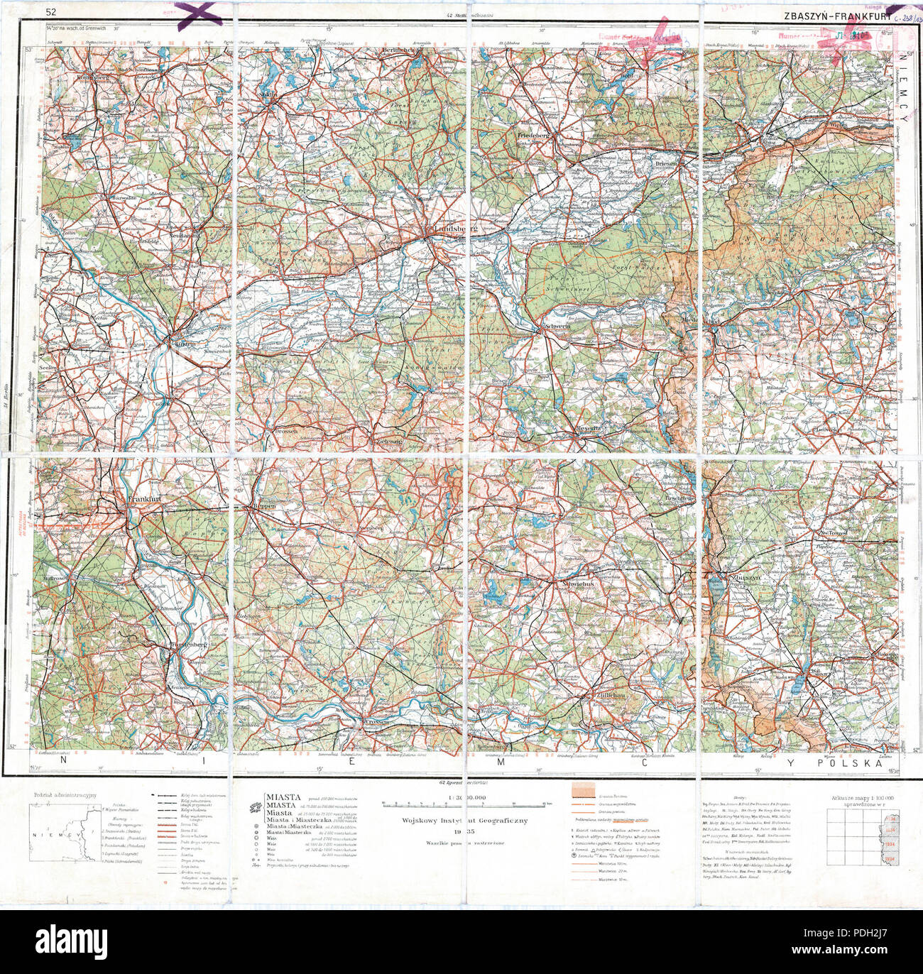 Mapa polski hi-res stock photography and images - Alamy