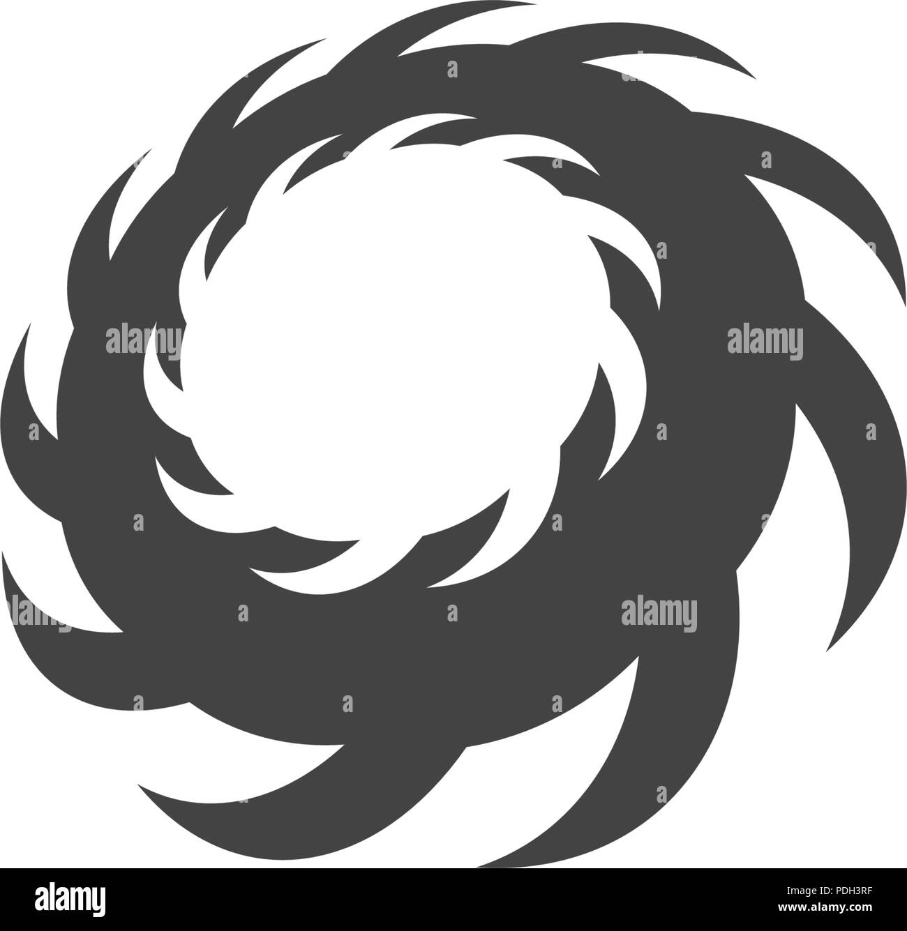 vortex vector illustration icon Logo Template design Stock Vector Image ...