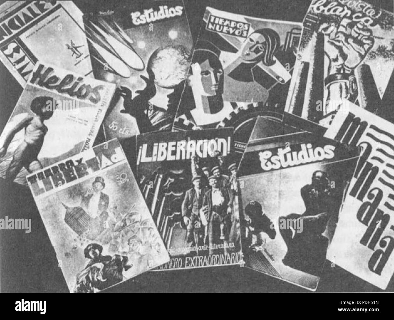 Cnt, the spanish civil war Black and White Stock Photos & Images - Alamy