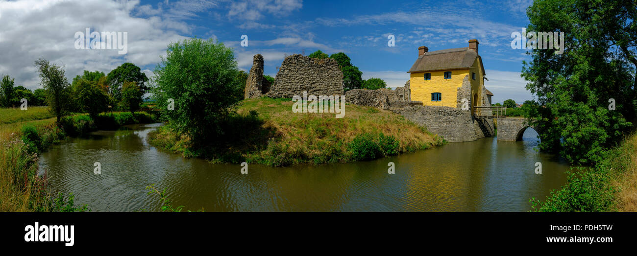 Stogursey Castle, a 10th Century Moat and Bailey now a Landmark Trust ...