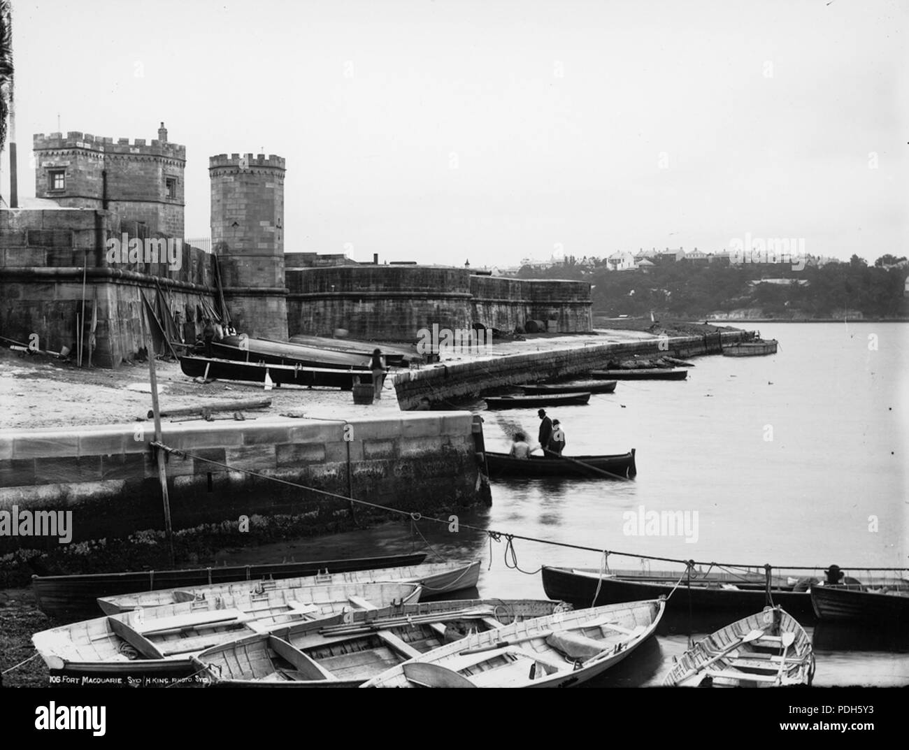 47 Fort Macquarie, Sydney, 1900 Stock Photo - Alamy
