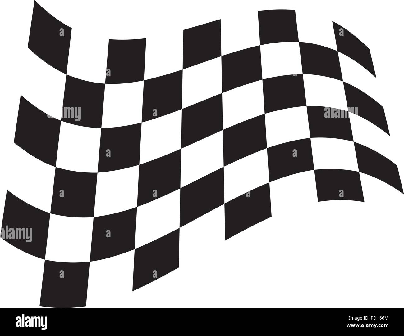 Race flag icon, simple design race flag logo template Stock Vector ...