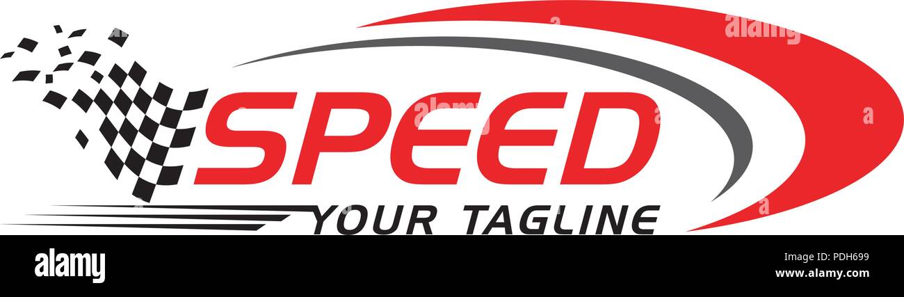 Race flag icon, simple design race flag logo template Stock Vector ...