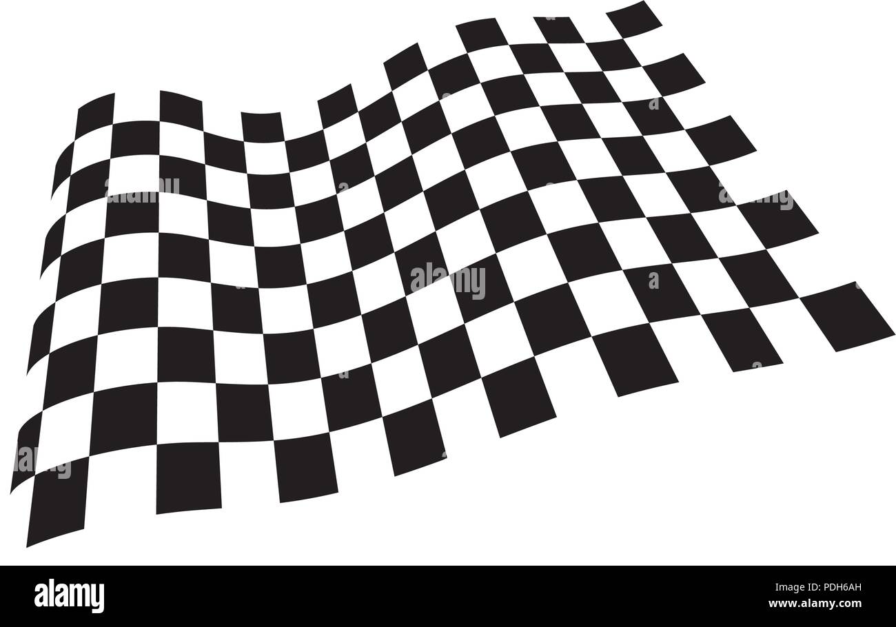 Race flag icon, simple design race flag logo template Stock Vector ...