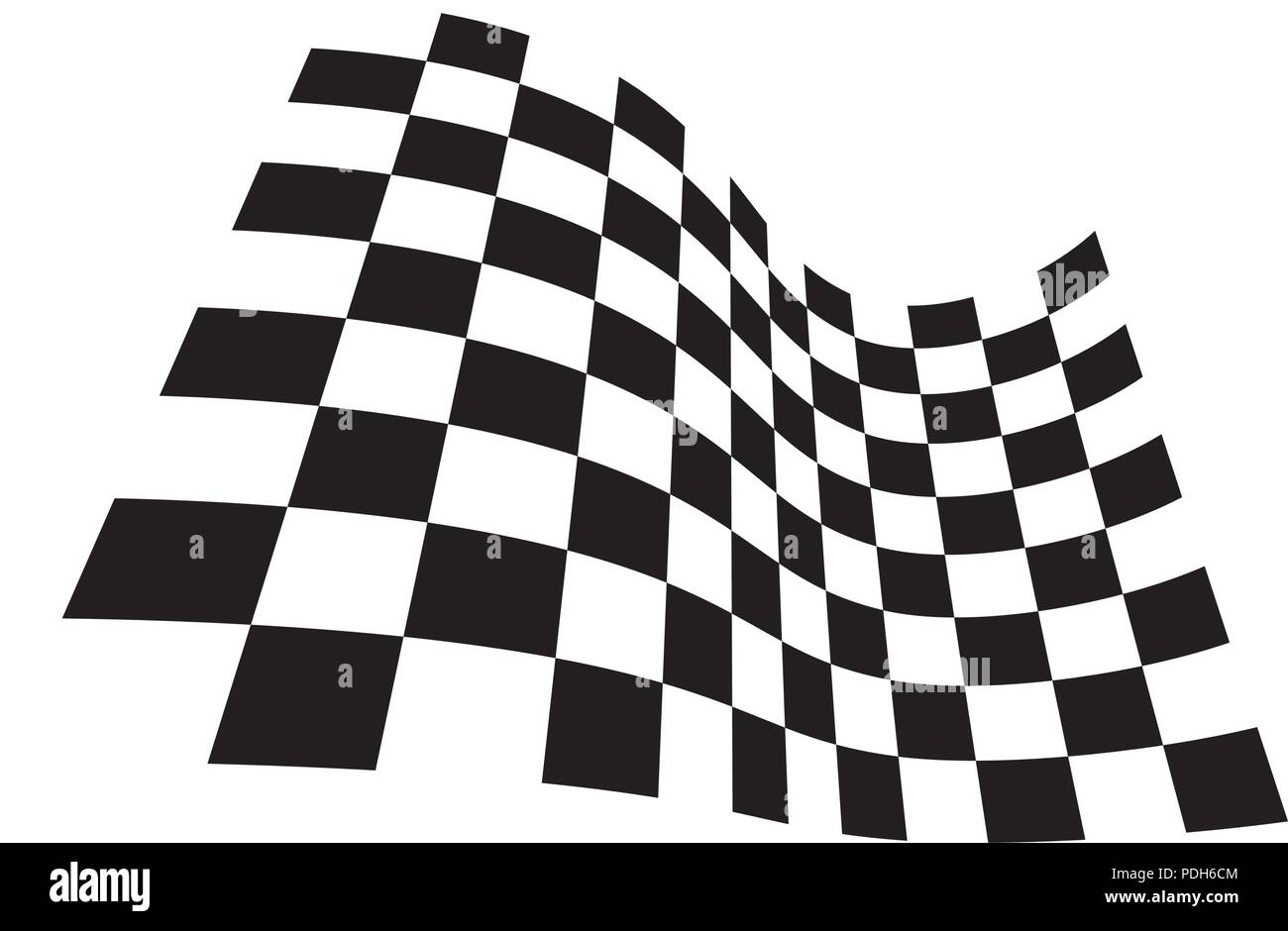 Race flag icon, simple design race flag logo template Stock Vector ...