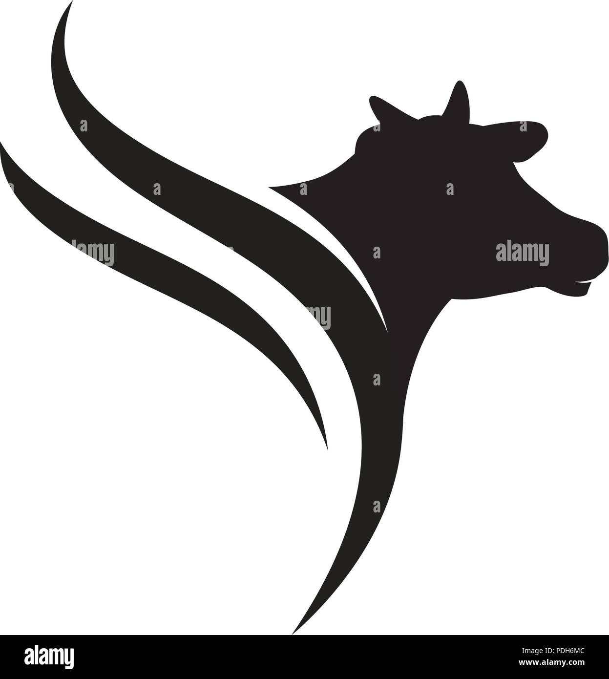 Cow Logo High Resolution Stock Photography and Images - Alamy