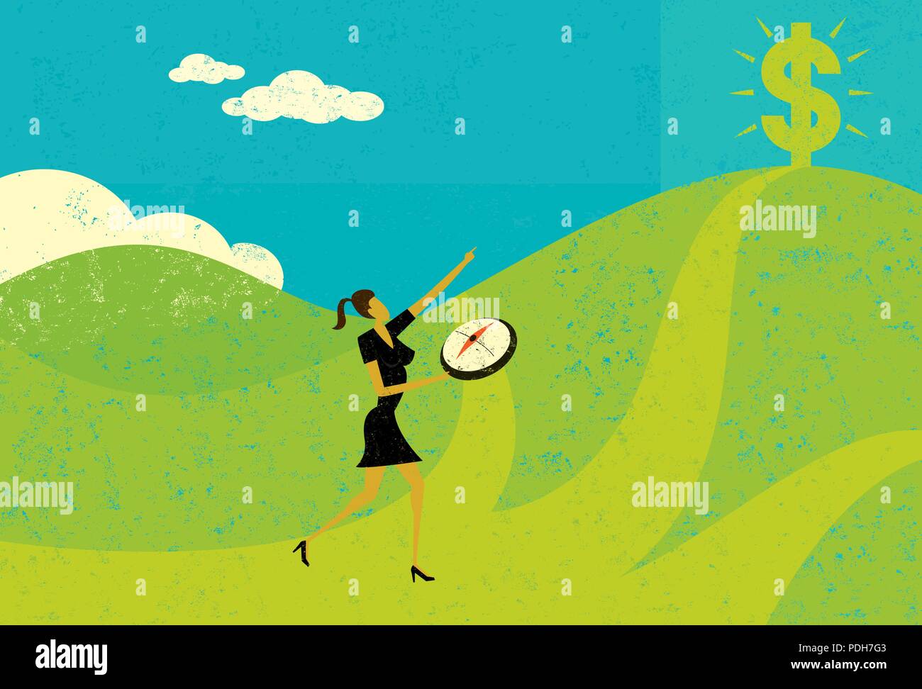 Choosing a direction Stock Vector Images - Alamy