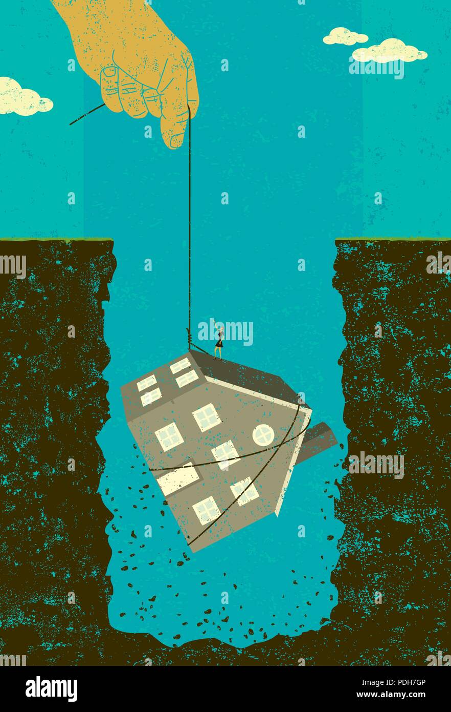 Real estate mortgage home Stock Vector Images - Alamy