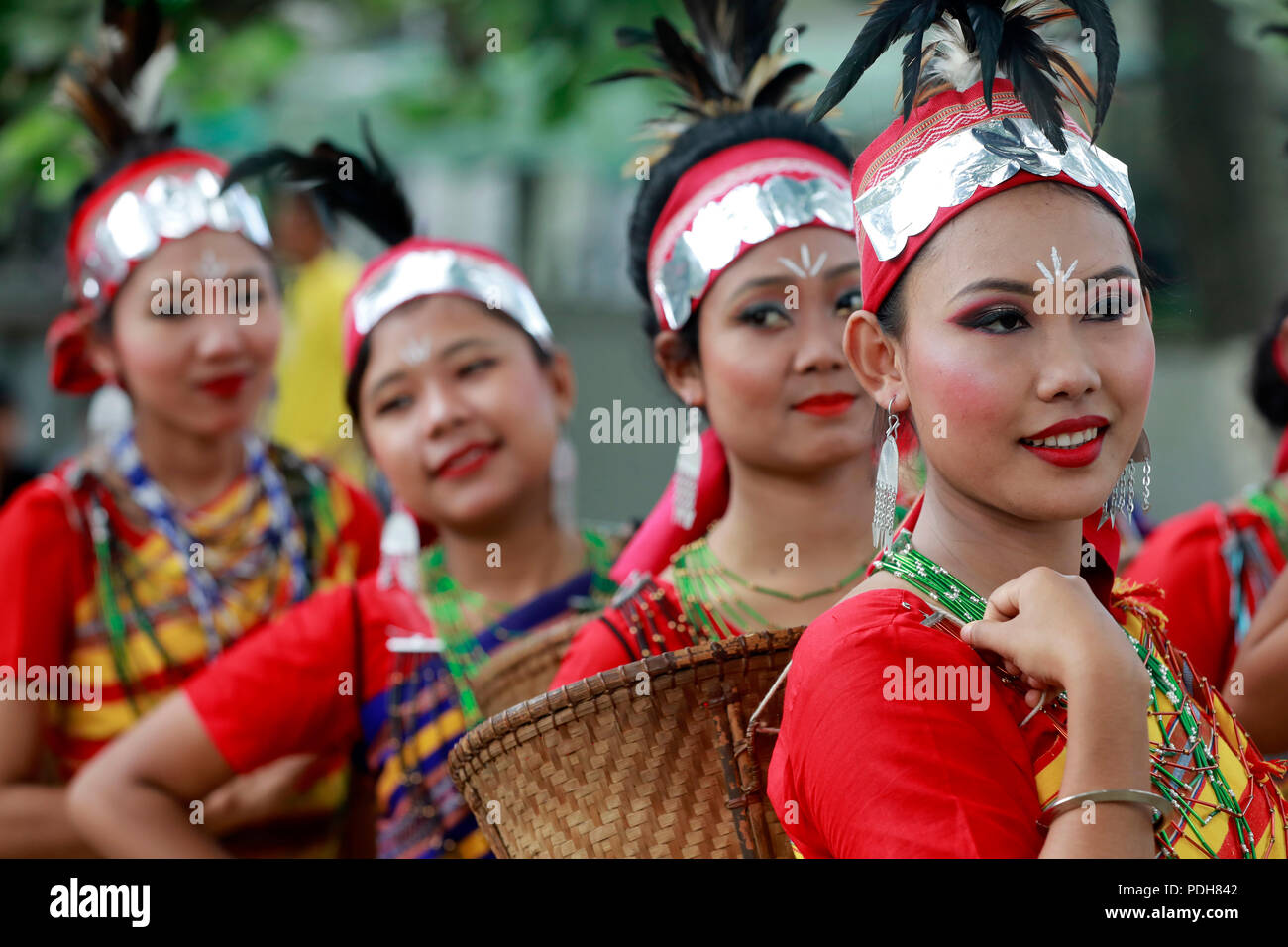 Dhaka, Bangladesh - August 09, 2018: Bangladeshi indigenous people ...