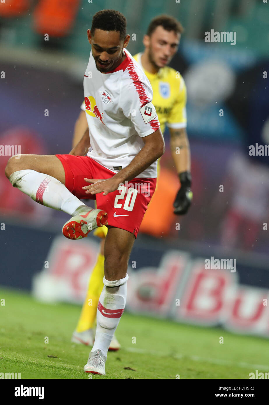Leipzig, Germany. 09th Aug, 2018. Soccer, Europa League qualification ...