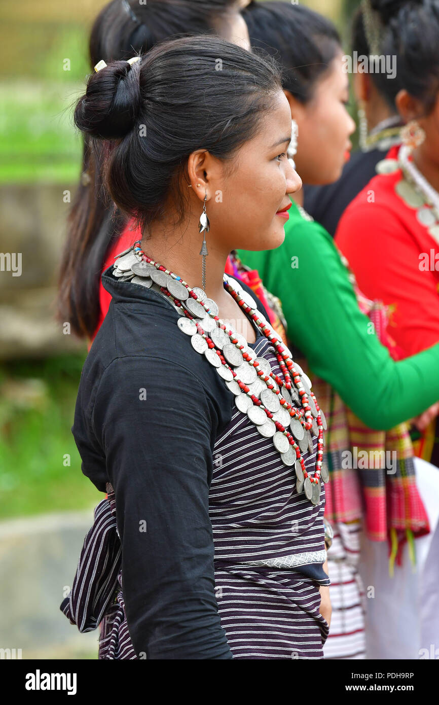 Agartala, Tripura, India. 9th Aug, 2018. A girl is seen in a ...