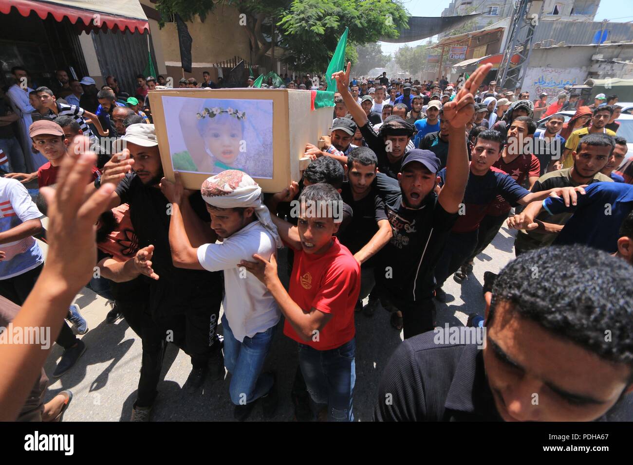 Middle Of The Gaza Strip, The Gaza Strip, Palestine. 9th Aug, 2018 ...