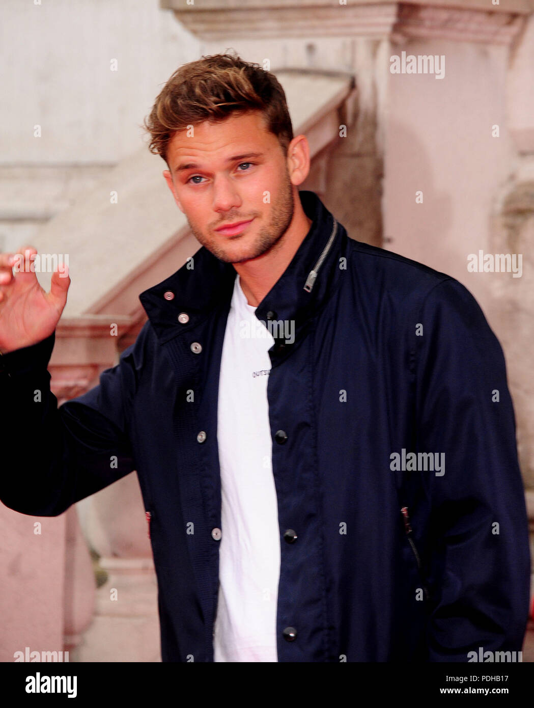 London, UK. 9th August 2018. Jeremy Irvine attending The UK Premiere of ...