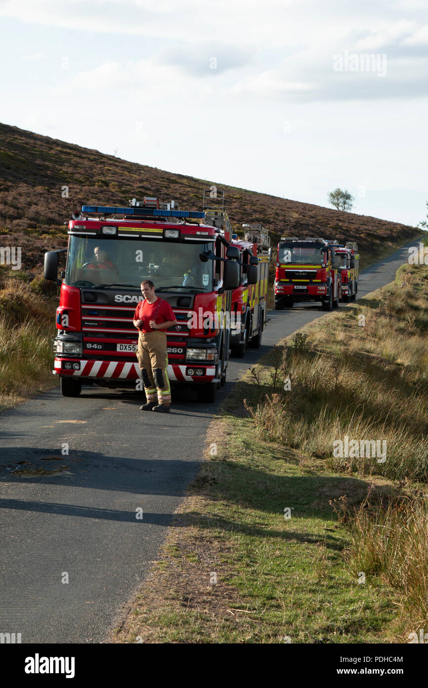 The Roaches Upper Hulme Nr Leek, Staffordshire. England. 9 August 2018 ...