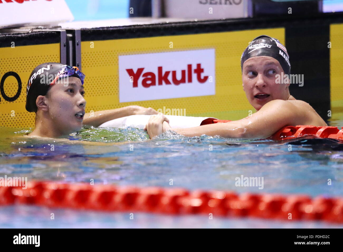 Tokyo, Japan. 9th Aug, 2018. Yui Ohashi (JPN) Swimming : 2018 Pan ...
