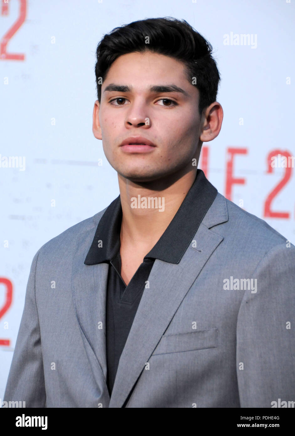 WESTWOOD, CA - AUGUST 09: Professional Boxer Ryan Garcia attends the ...