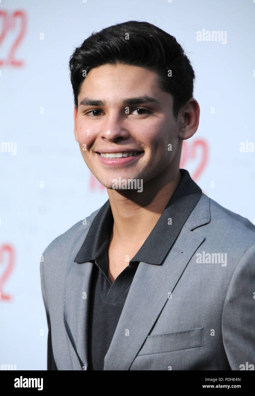 WESTWOOD, CA - AUGUST 09: Professional Boxer Ryan Garcia attends the ...