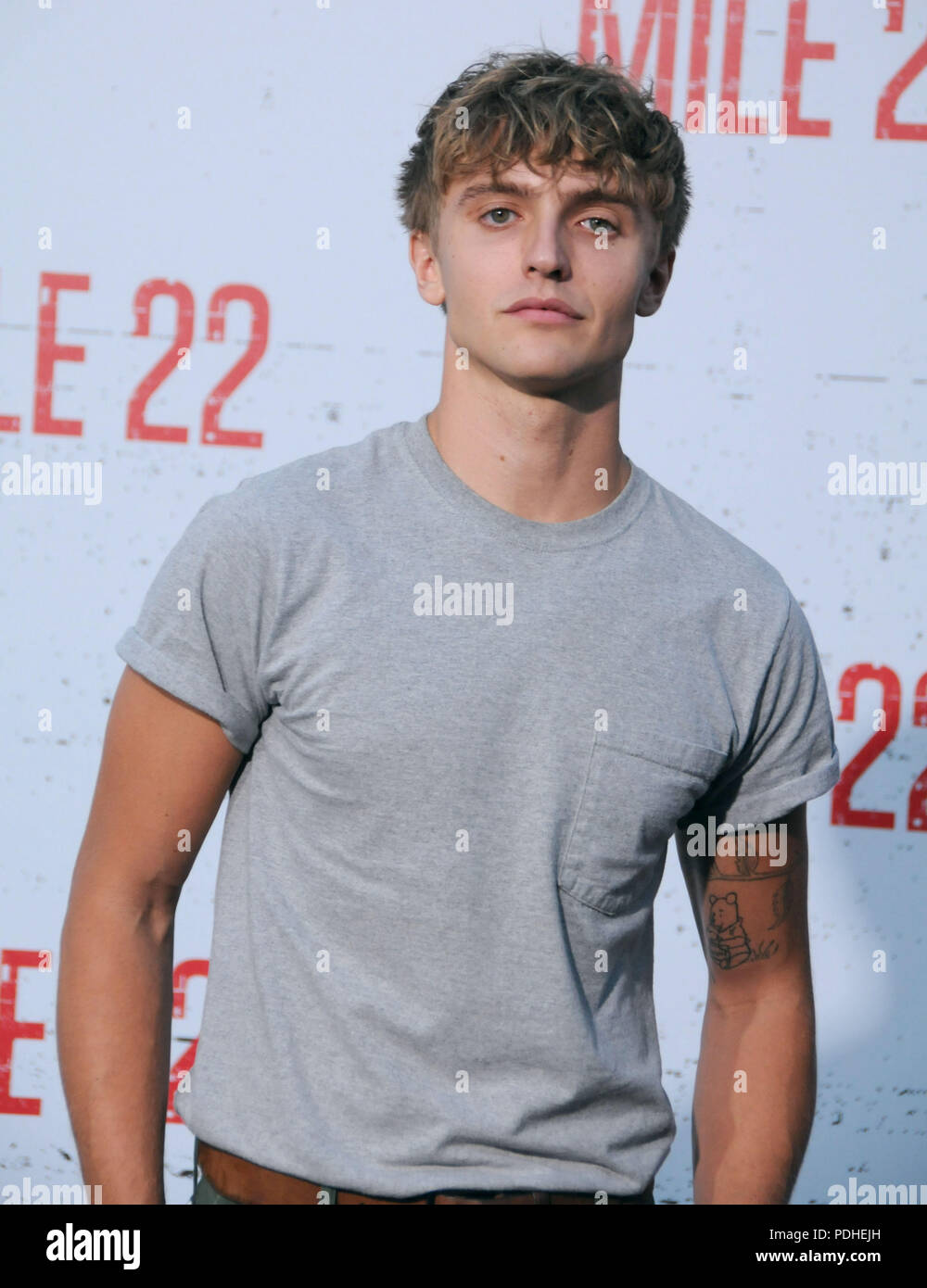 WESTWOOD, CA - AUGUST 09: Actor Hart Denton attends the premiere of STX ...