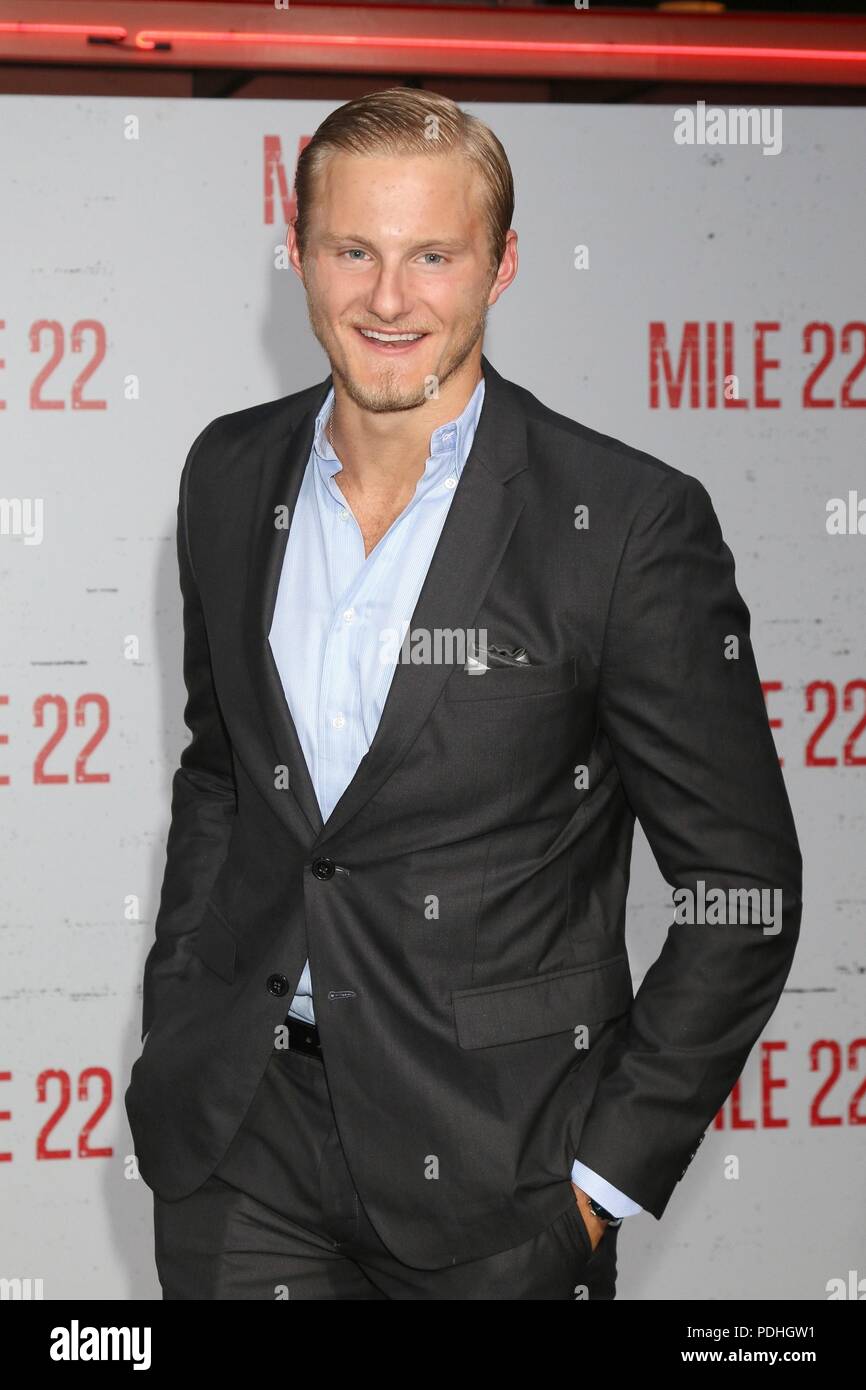 Los Angeles, CA, USA. 9th Aug, 2018. Alexander Ludwig at arrivals for ...